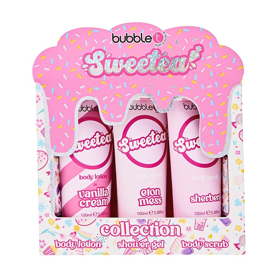 Sweetea Bodycare Collection (3 x 100ml) – Bubble T Cosmetics