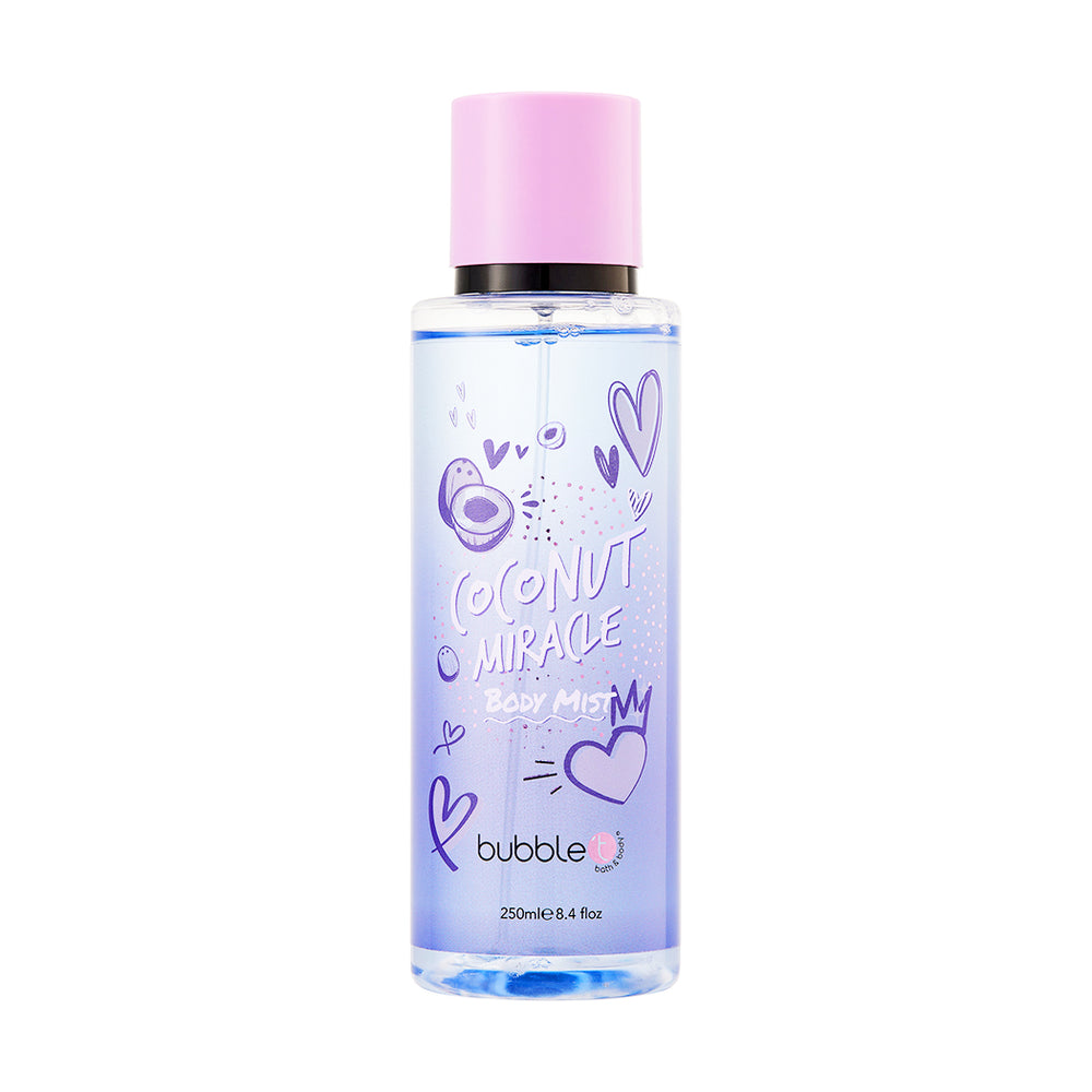 Coconut Miracle Body Mist | Body Spray | Bubble T Cosmetics
